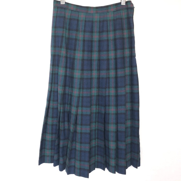 Pendleton | Skirts | Pendleton Vintage Plaid Skirt Virgin Wool | Poshmark